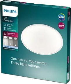 Philips Clear 15W 25cm bílá / Přisazené svítidlo / LED / 1500lm / 4000