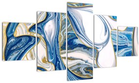Obraz - Vlny z mramoru (125x70 cm)