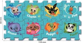 Trefl - Puzzle - Pěnové puzzle Bing / 117 x 60 cm / 28.5 x 28.5 cm / v