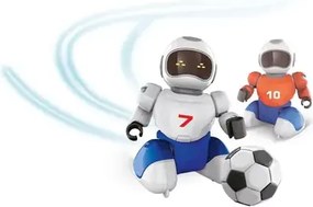 MaDe 00925 - Zigybot Robofotbal na dálkové ovládní, 2 ks + 2 branky, 3