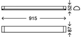 Briloner 2070-218 - LED Koupelnové osvětlení zrcadla BATH LED/15W/230V IP44