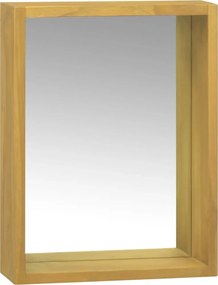 vidaXL Zrcadlová skříňka 30 x 10 x 40 cm masivní teakové dřevo [338243]