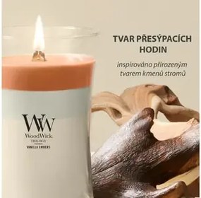 WoodWick Trilogy Vanilla Embers svíčka velká
