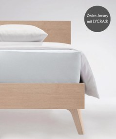 XXXLutz ELASTICKÉ PROSTĚRADLO, barvy stříbra, 200/200 cm Fleuresse - Prostěradla - 003273010010