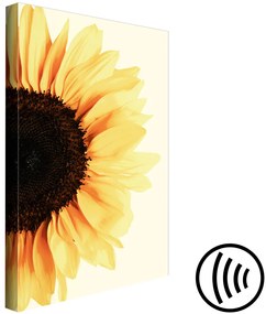 Obraz Blíže k slunci (1-dílný) svislý - Slunečnice v boho motivu