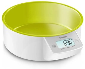 Sencor | Sencor - Digitální kuchyňská váha 2xAAA bílá/zelená | FT0954