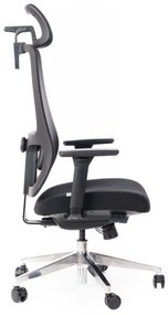 Kancelářská ergonomická židle Sego STRETCH New— černá Sego