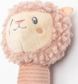 Dětská pískací plyšová hračka s kousátkem New Baby Lama