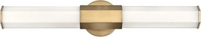 Koupelnové světlo Elstead Facet IP44 mosaz 66 cm LED 24W 2160 lm