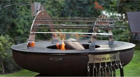 Jehly na špíz v sadě 3 ks z nerezové oceli Rotisserie – Remundi