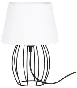 Stolní lampa MERANO 20 cm černá/bílá