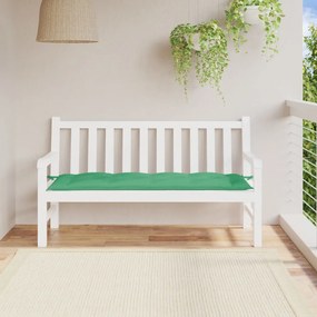 Poduška na zahradní lavici zelená 150x50x7 cm oxfordská látka 314961