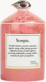 Ručně vyrobená vonná svíčka Scorpio (černý rybíz & bílé pižmo)