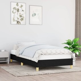 vidaXL Rám postele 90 x 200 cm textil [346788] Barva: Černá