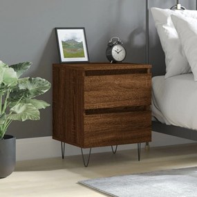 vidaXL Noční stolek 40x35x50 cm kompozitní dřevo [826882] Barva: hnědý dub
