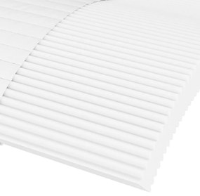 Pěnová matrace bílá 90 x 200 cm tvrdost H2 H3,  356341