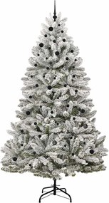 Umělý vánoční stromeček 270 cm 300 LED Teplá bílá PVC a ocel 3395776