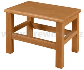 Drewmax KT254 - Dřevěná stolička v.26cm - Olše