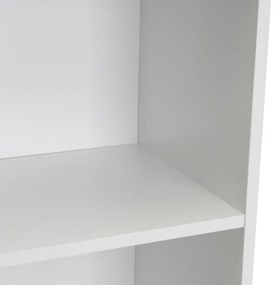 Bílá knihovna 30x106x24 cm Cube – Casa Selección