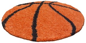 Ayyildiz Dětský Dětský kusový koberec FUN 6002, kulatý, Oranžová Rozměr koberce: 100 cm KRUH