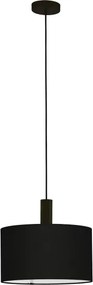 Eglo 33354 - Lustr na lanku AMANI 1xE27/60W/230V pr. 38 cm černá
