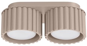 Sollux  SL.1818 - Bodové svítidlo AURA 2xGX53/10W/230V taupe