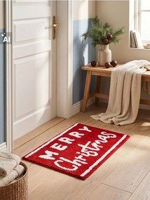 Sinsay - Koupelnová předložka s nápisem Merry Christmas - červená