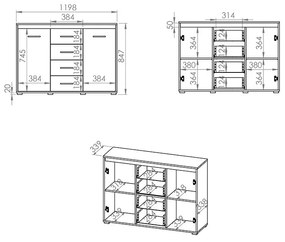 Komoda ADEL 14