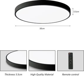 Brilagi - LED Stmívatelné svítidlo POOL SMART LED/60W/230V 3000-6000K 50 cm + DO