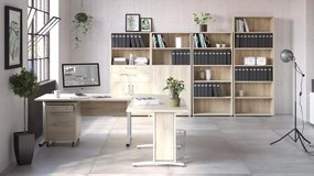 FALCO Psací stůl Office 80400/71 dub sonoma/bílá