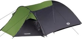 NILS Camp NC6012 Trekker zelený / Turistický stan / 4 osoby / 130+210