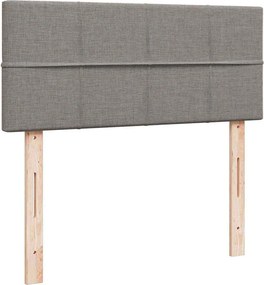 Box spring postel s matrací taupe 120x190 cm textil 3287399