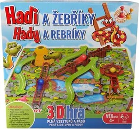 SPARKYS Desková hra Hadi a žebříky 3D / STUDO GAMES / Plast
