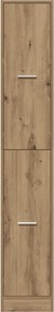Skříňka na léky dub artisan 30 x 41 x 174,5 cm kompozitní dřevo 3309635