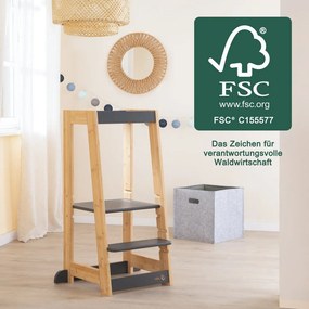 Šedá bambusová učicí věž – Roba