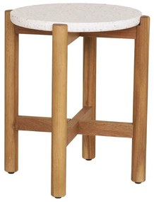 Zahradní odkládací stolek Lapronda 37 cm přírodní