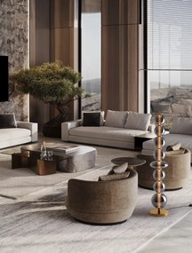 Designová stojací lampa Navi