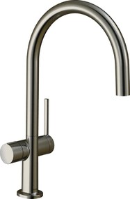 Hansgrohe M54, dřezová baterie Talis 220, s uzavíracím ventilem na spotřebič, vzhled nerezavějící oceli 72805800