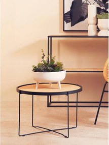 Ratanový kulatý konferenční stolek v přírodní barvě ø 60 cm Depok – Premier Housewares