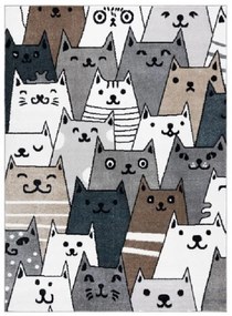 Dywany Łuszczów Dětský kusový koberec Fun Gatti Cats multi ROZMĚR: 120x170