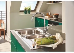 GROHE 31564SD1 - Dřez K200 965 × 500 mm nerez