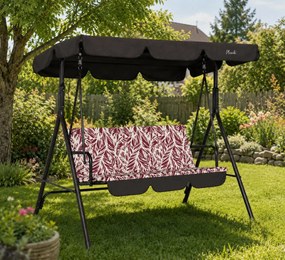 Idea Zahradní houpačka Bali Calypta Pink - hnědorůžová