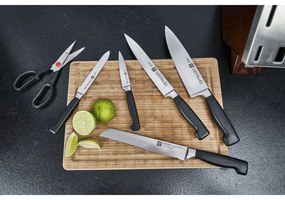 Zwilling Four Star samoostřící blok s noži 7 ks, hnědý, 35145-000