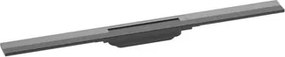 Hansgrohe RainDrain Flex sprchový žlab 80 cm nerez kartáčovaný černý chrom 56044340
