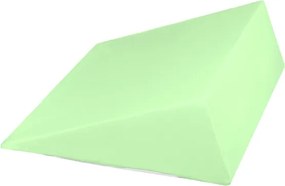 Bellatex Klínový podhlavník 80x50x20 cm Zelená