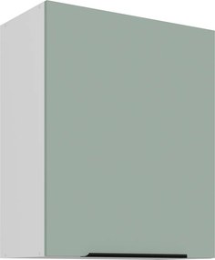 ARIA sb | horní skříňka 60 G-72 1F policová | 60 cm | ANTI FINGERPRINT povrch | bílá/aquamarine