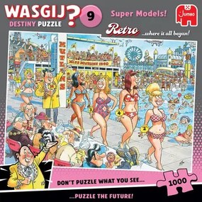 JUMBO Puzzle WASGIJ Retro Destiny 9: Super modelky! / 1000 dílků / od