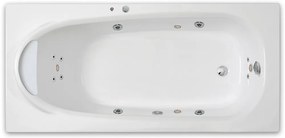 Arttec RHEY SURF + CHROMO 190 x 80 cm PAN04375 hydromasážní vana