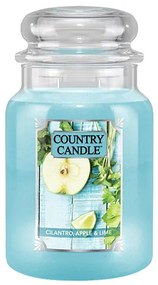 Country Candle Vonná Svíčka Cilantro, Apple & Lime, 652 g