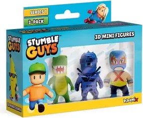 STUMBLE GUYS Mini figurky / Sada 3 ks / výška 5 cm
